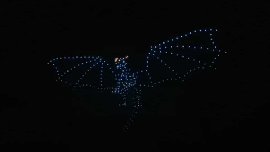 Drone show advertising - creative staging for your brand
