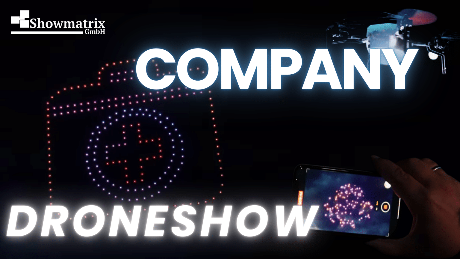Drohnenshow - Führender Anbieter in Deutschland: Showmatrix