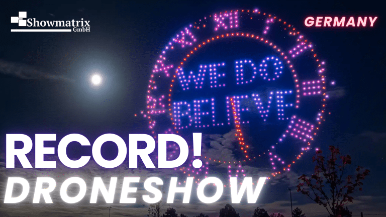Drohnenshow - Führender Anbieter in Deutschland: Showmatrix